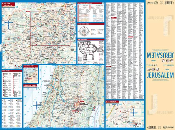 Maps - City maps, atlases - Jerusalem