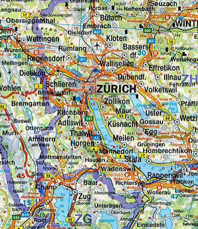 Maps - Road maps, atlases - Schweiz