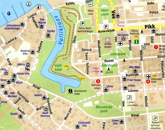 Maps - City maps, atlases - Pärnu