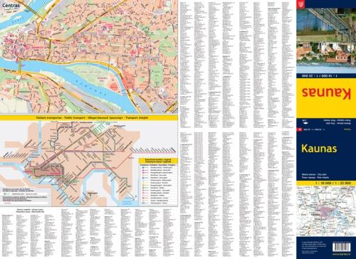 Maps - City maps, atlases - Kaunas