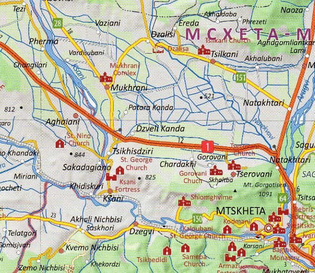 Mtskheta Map
