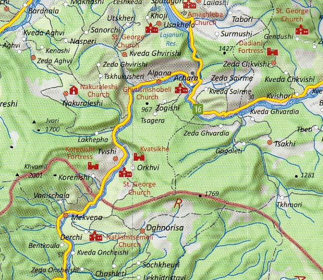 Maps - Road maps, atlases - Samegrelo-Svaneti (4)