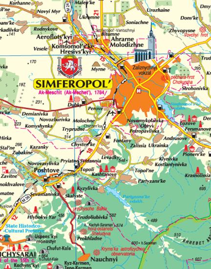 Maps - Road maps, atlases - Crimea