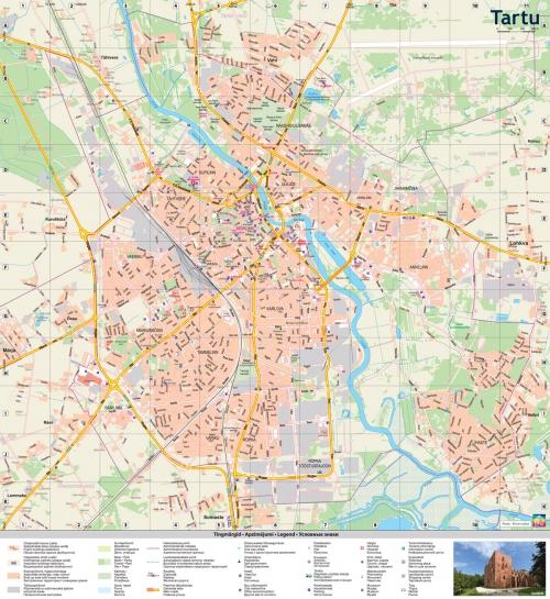 Maps - City maps, atlases - Tartu
