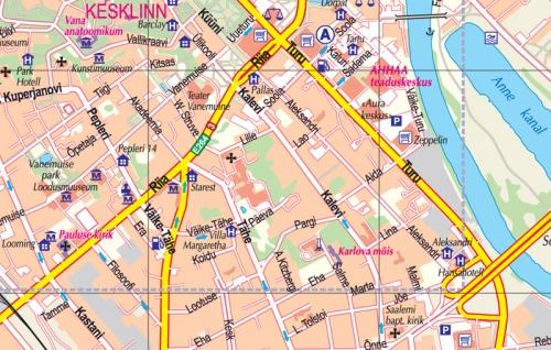 Maps - City maps, atlases - Tartu