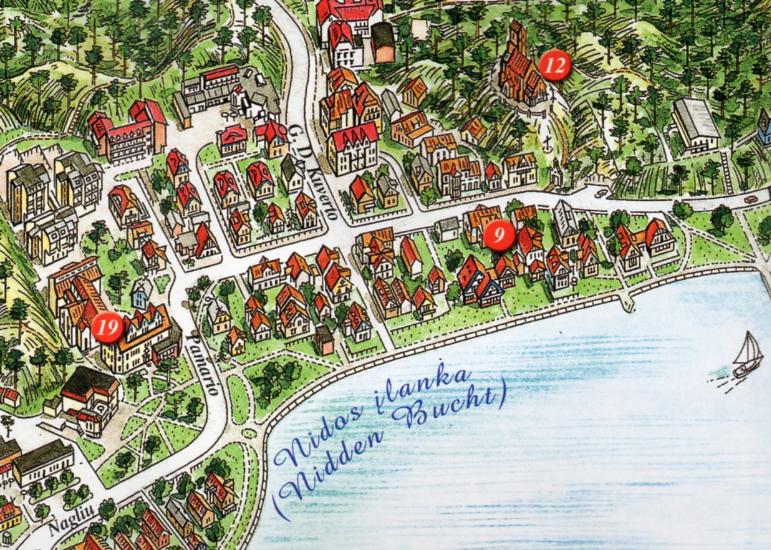 Maps - Tourism maps - Nida