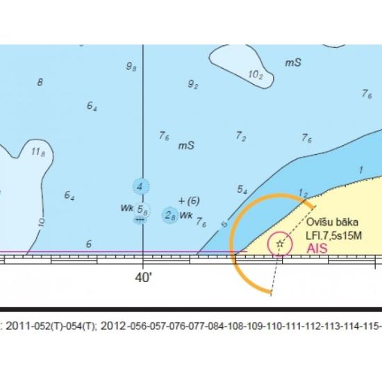 Baltic Sea. Gulf of Riga.Irbe Strait