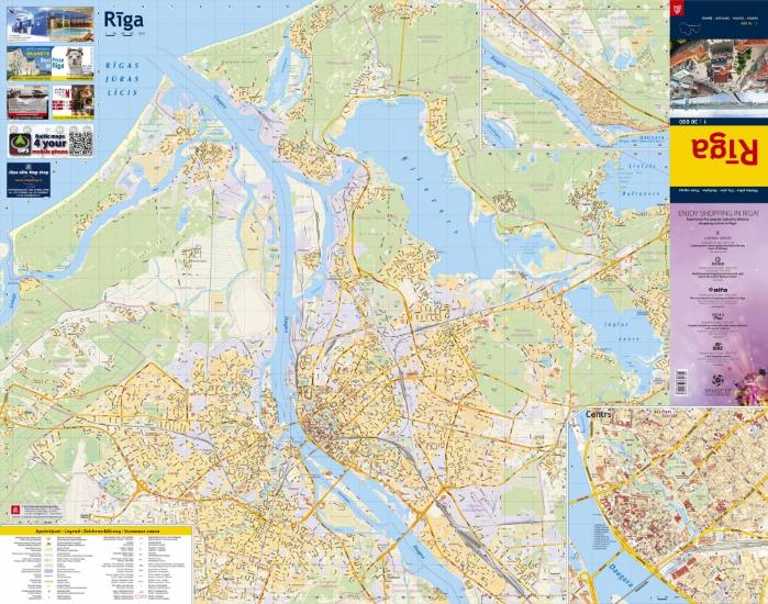 Maps - City maps, atlases - Rīga. Pilsētas plāns