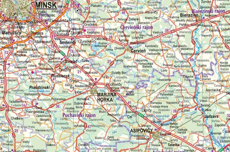 Maps - Road maps, atlases - Belarus