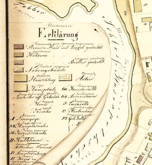 Antique - Antique: city plans (other) - Plan von der Stadt Hasenpoth ...