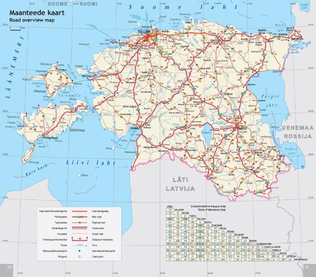Maps - Road maps, atlases - Eesti teede atlas
