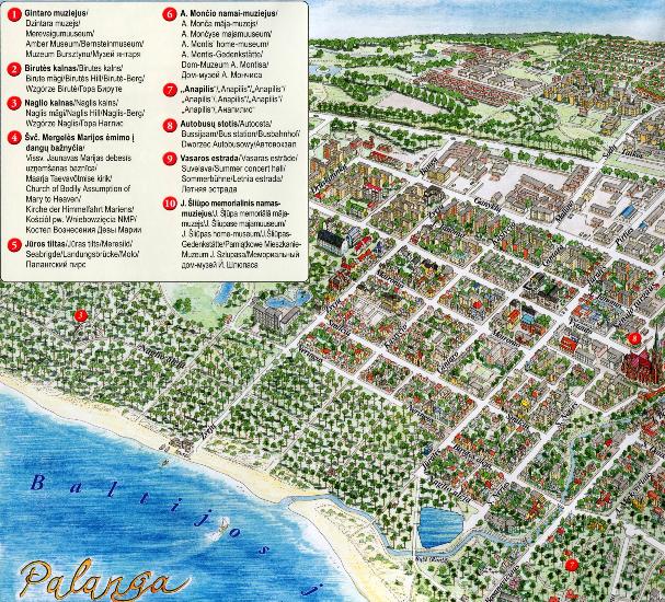 Maps - City maps, atlases - Palanga ir Šventoji