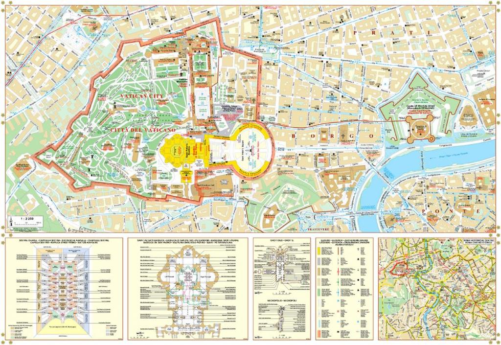 Maps - Road maps, atlases - Vatican City