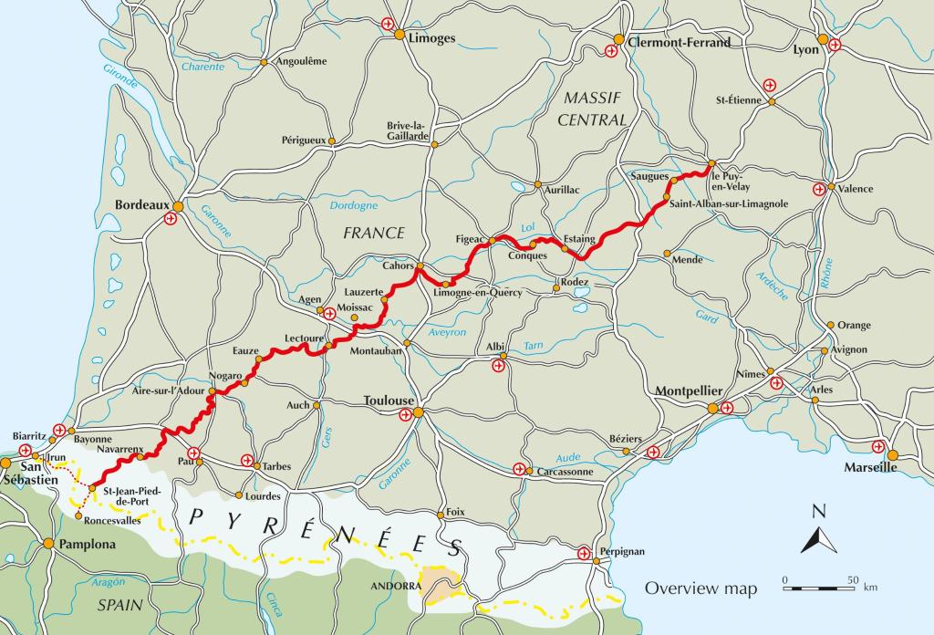 Guides - Walking guides - The Way of St James – France