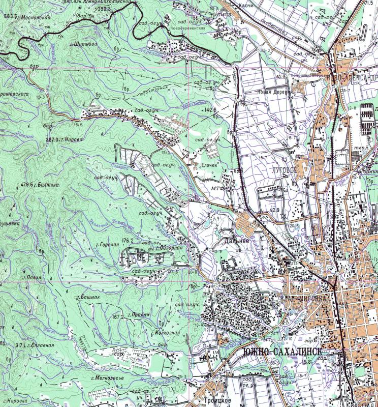 Maps - Road maps, atlases - Атлас Сахалинской области. Южная часть