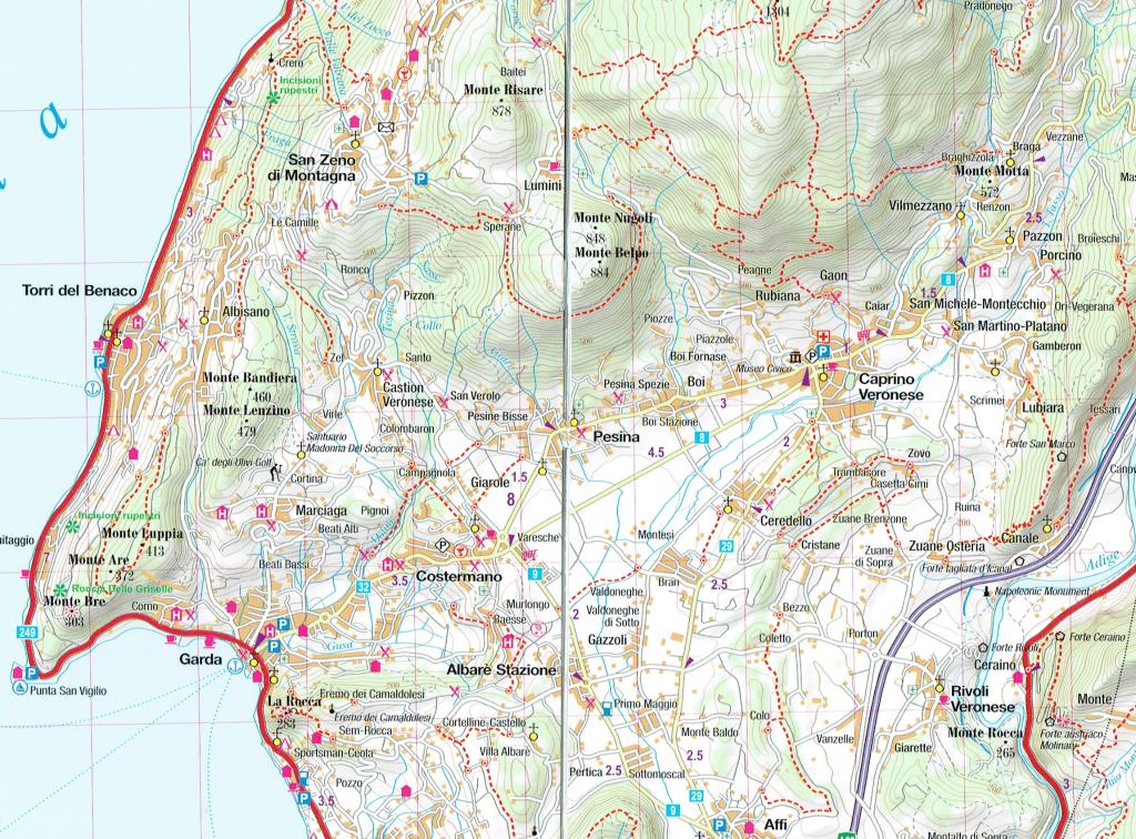 Gardasee Italy Map Florence
