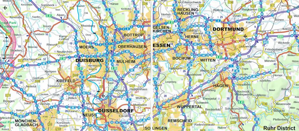 Maps - Road maps, atlases - Germany. Road map