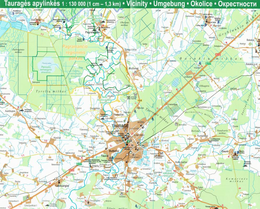 Maps - City maps, atlases - Taurage