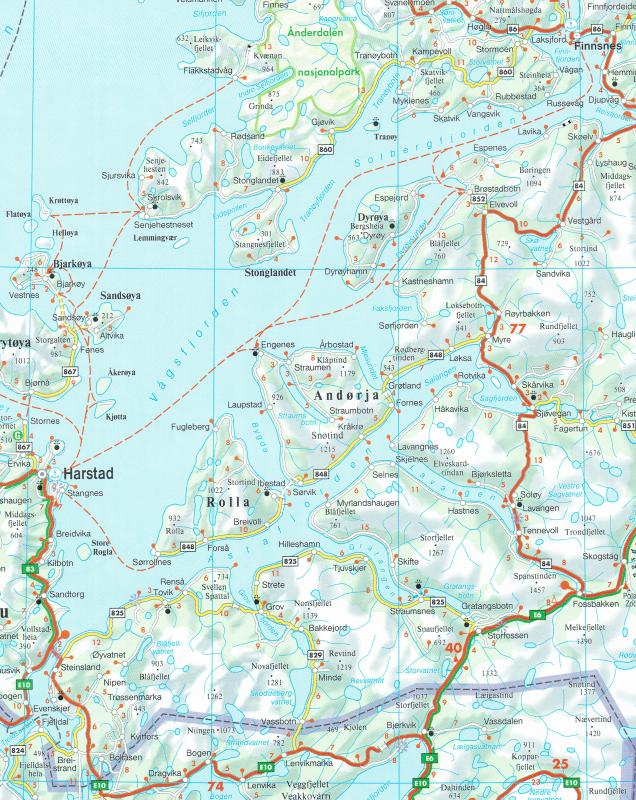 Maps - Road maps, atlases - Norway. Road atlas