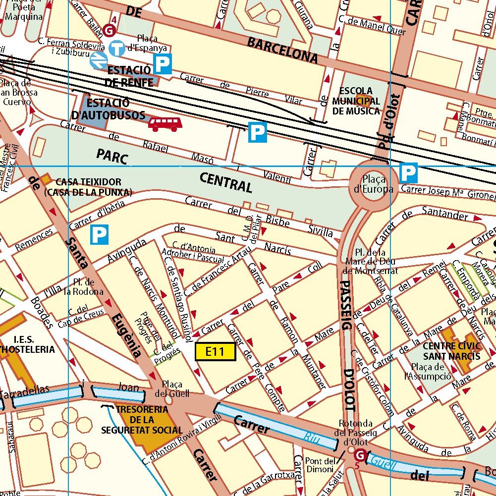 Maps - City maps, atlases - Girona (Gerona)