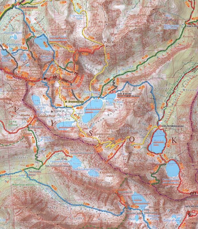 Maps - Tourism maps - Vysoke Tatry