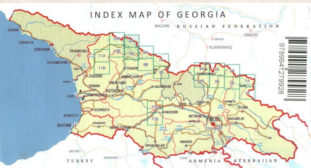 Maps - Tourism maps - TK 9 Mestia, Ushguli, Choluri