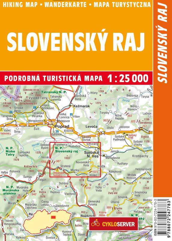 Maps - Tourism maps - Slovensky Raj