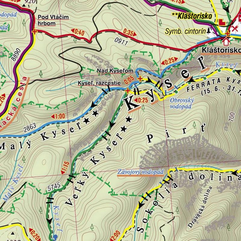 Maps - Tourism maps - Slovensky Raj