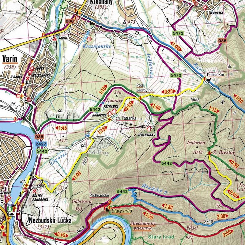 Maps - Tourism maps - Slovensky Raj