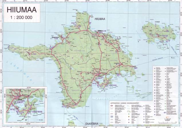 Maps - Tourism maps - Hiiumaa