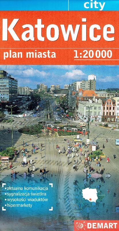 Maps - City maps, atlases - Katowice plan miasta