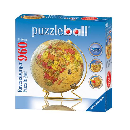 Puzzles and Games - Earth puzzle ball (renaissance style map)