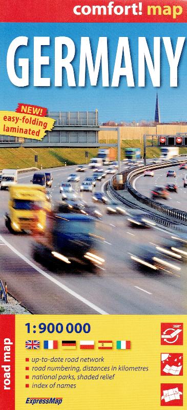 Maps - Road maps, atlases - Germany. Road map