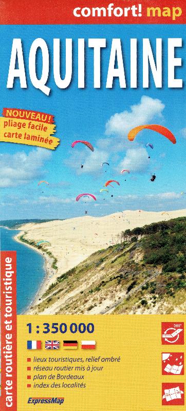 Maps - Road maps, atlases - Aquitaine road map