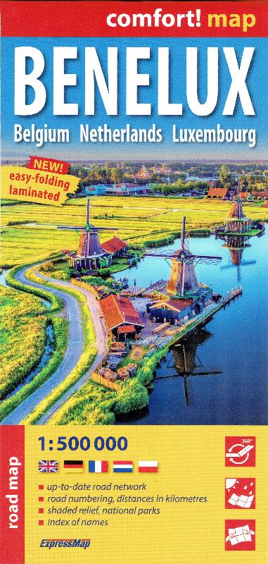 Maps - Road maps, atlases - Benelux. Road map